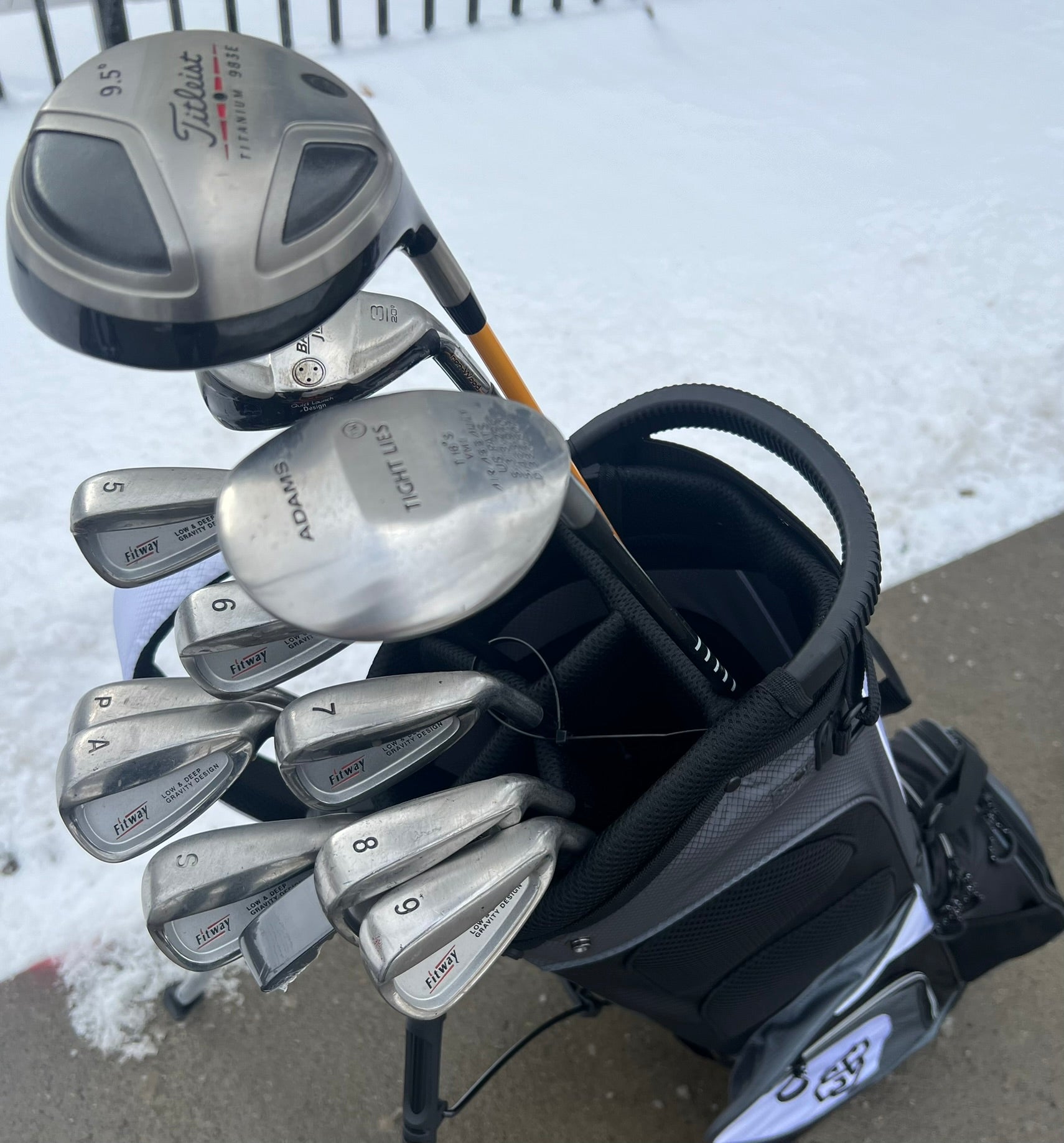 Complete Golf Set + NEW BAG - Titleist, Adams, Fitway - Mixed Set – The ...